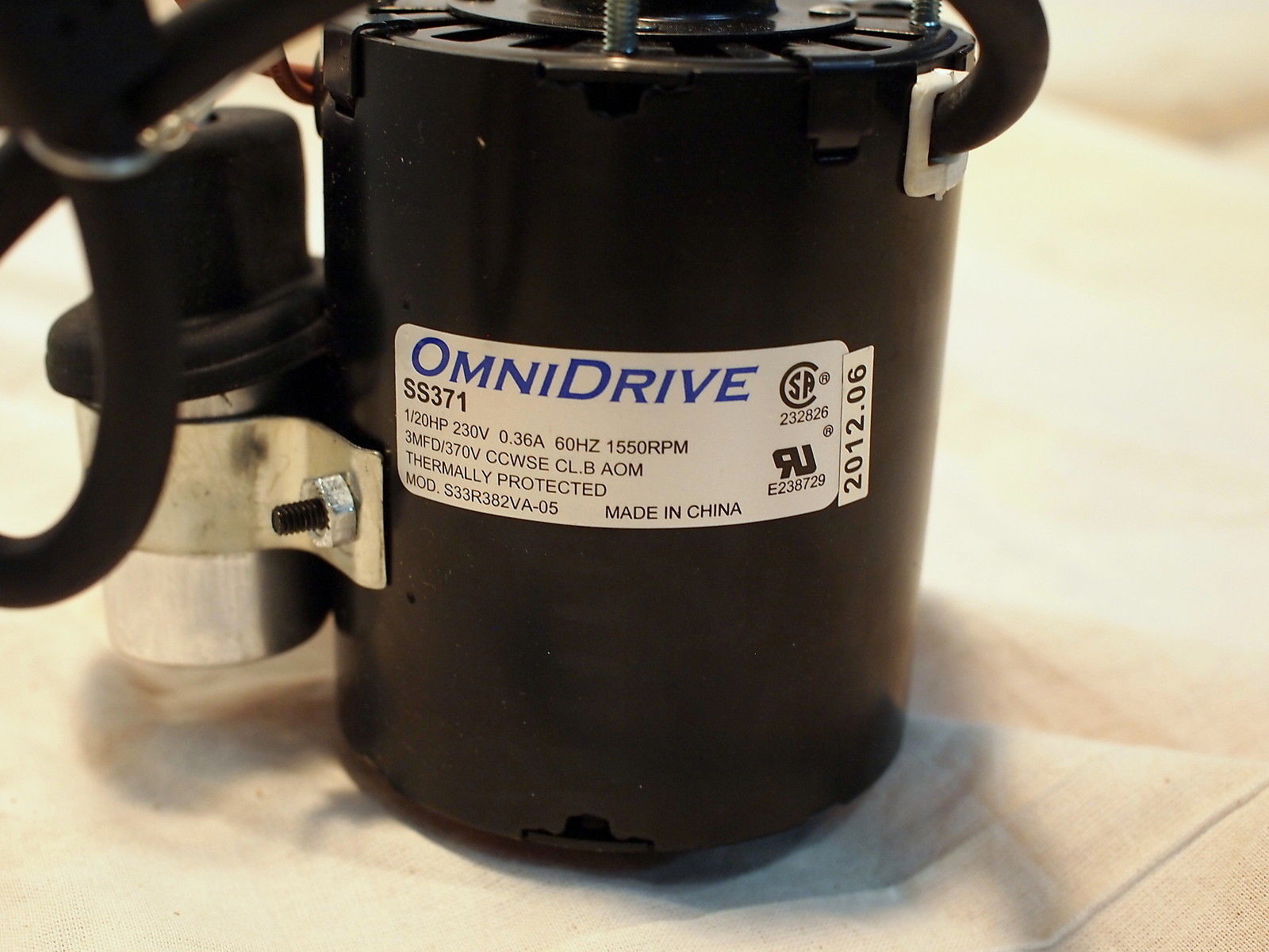 OMNIDRIVE SS371 *NEW* 3.3" AC MOTOR 1/20HP 230VAC 1550RPM (3A1) | eBay