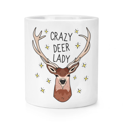 Verrückte Hirsch Damen Make-Up Pinsel Bleistift Topf - Lustig Scherz ...