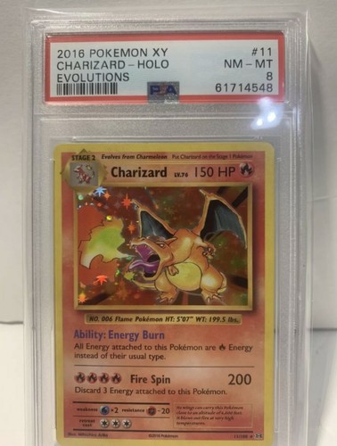 Pokemon XY Evolutions Charizard 11/108 Rare Reverse Holo Card | eBay