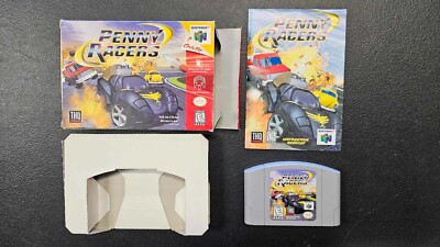 Authentic Penny Racers N64 Complete In Box CIB Nintendo 64 Tested ...