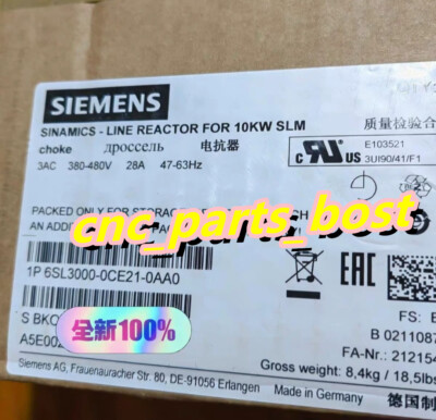 6SL3000-0CE21-0AA0 S120 reactor 10kW module 6SL3000-0CE21-0AA0 S120 ...
