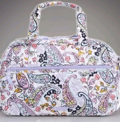 Vera Bradley Compact Traveler Bag Maddalena Paisley Soft Gym Carry All ...