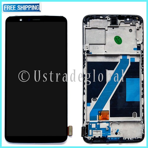 For OnePlus 5 A5000 5T A5010 LCD Display Touch Screen Digitizer Frame ...