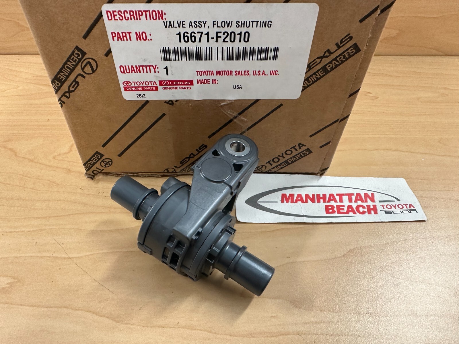 VÁLVULA DE CONTROL DE FLUJO DE REFRIGERANTE 20-23 COROLLA 2.0L 16671 ...