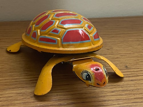 Ohta Tin Toy Wind-up Large Turtle Toy Japan KA-21 | eBay