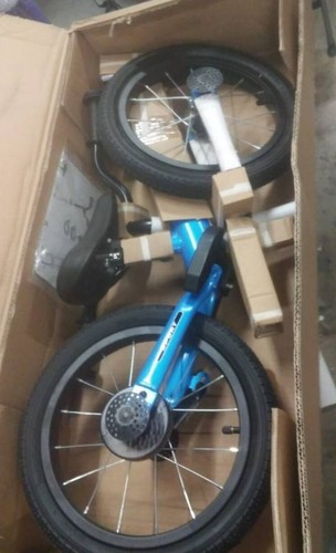 STRIDER 14X Sport Blue Balance Bike 3-6 Years-Excellent Shape. Open Box ...