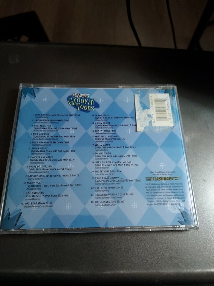 Cartoon Network: Groovin Tunes by Cartoon Network (CD, Jun-1997, Rhino ...