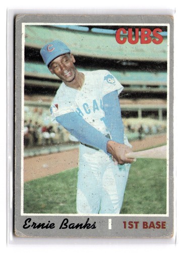 1970 Topps Vintage Ernie Banks #630 Chicago Cubs | eBay
