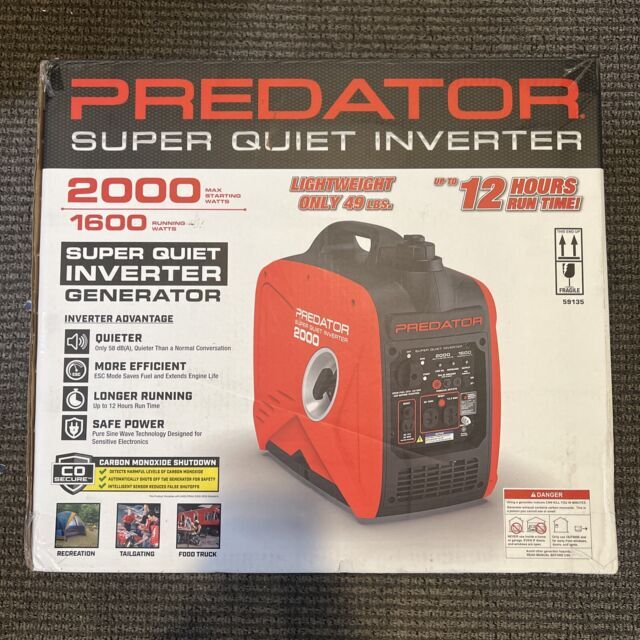 Predator 59135 2000W Inverter Generator for sale online | eBay