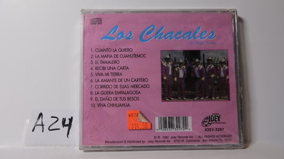 Recibi Una Carta - Chacales De Pepe Tovar CD NUEVO Y SELLADO A24 | eBay