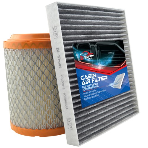 Engine &Carbon Cabin Air Filter for Dodge Caliber Jeep Compass Patriot ...