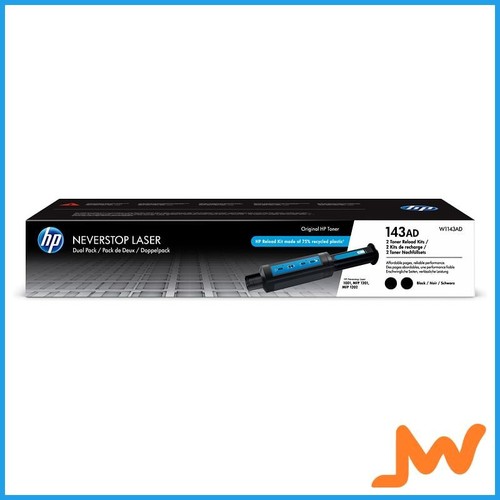 HP 143AD Original Neverstop Toner Reload Kit Dual Pack | eBay