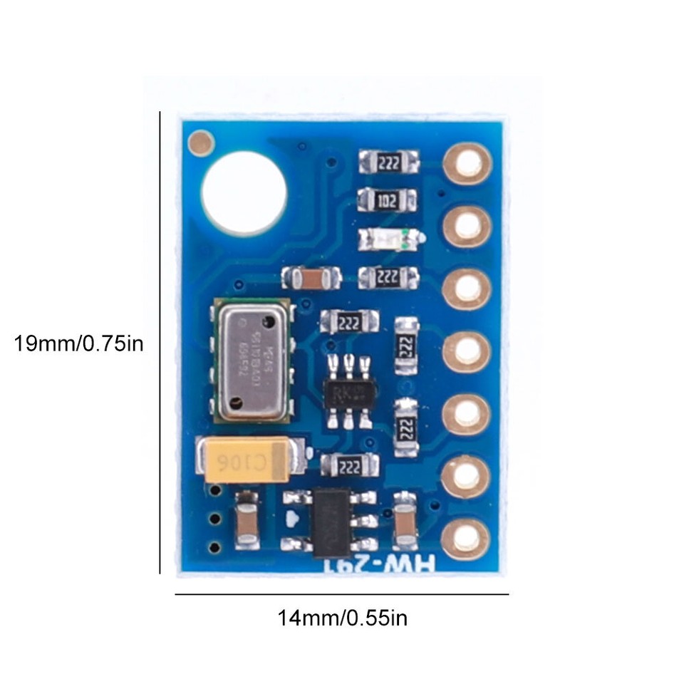 MS5607 Air Pressure Sensor Module I2C/SPI 3-5V Height Sensor Module for ...