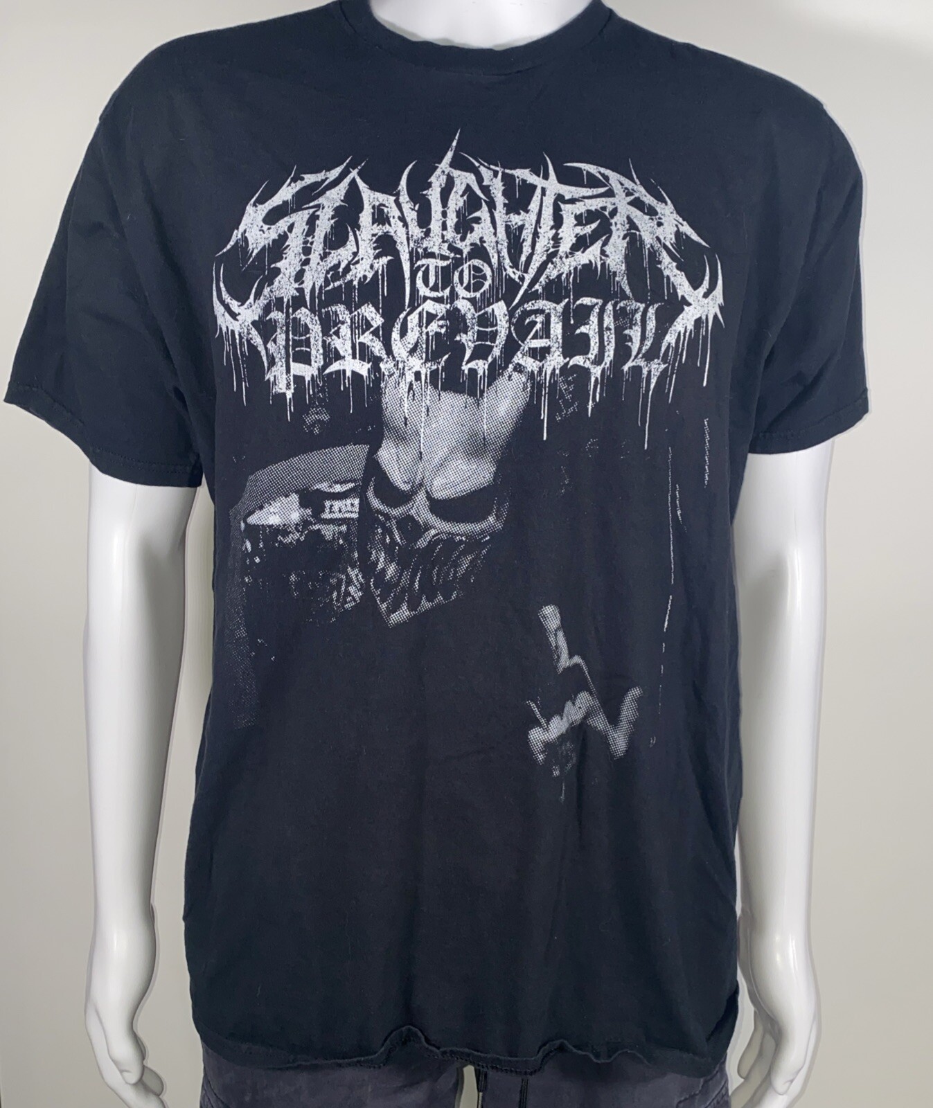 Slaughter To Prevail Middle Finger T-Shirt Size XL* (… - Gem