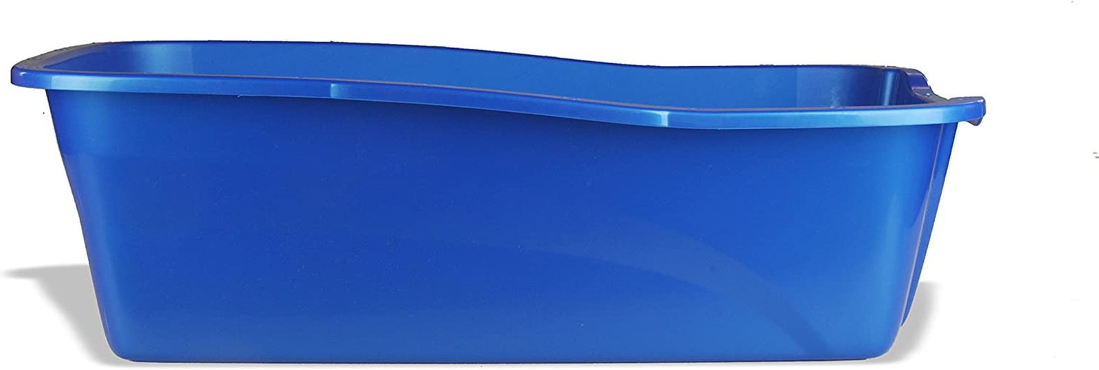 Blue Extra Large Cat Litter Box Plastic Animal Self Clean Pet Easy ...