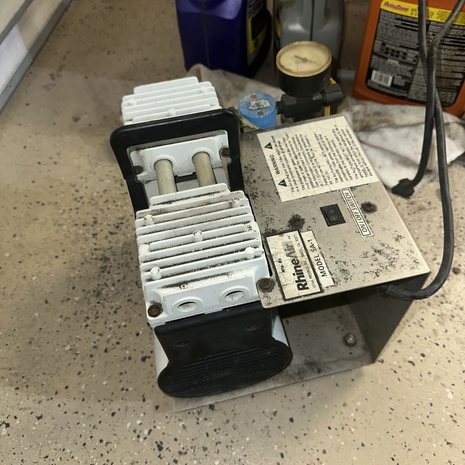 Rhine Air SA-1 Supplied fresh air respirator breathing Compressor | eBay