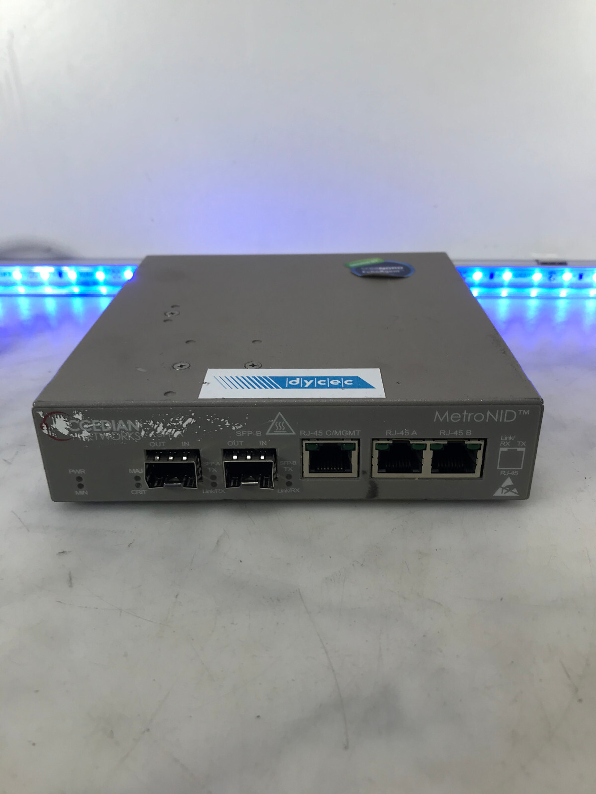 Accedian AMN-1000-TE MetroNID+ Network Interface Device 501-018-11 #162 ...