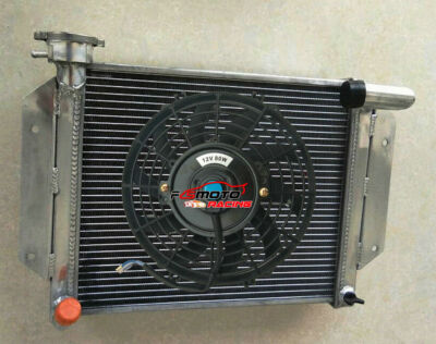 Aluminum Radiator+Fan for MG MGA 1500 1600 1622 DE LUXE 1955-1962 MT ...