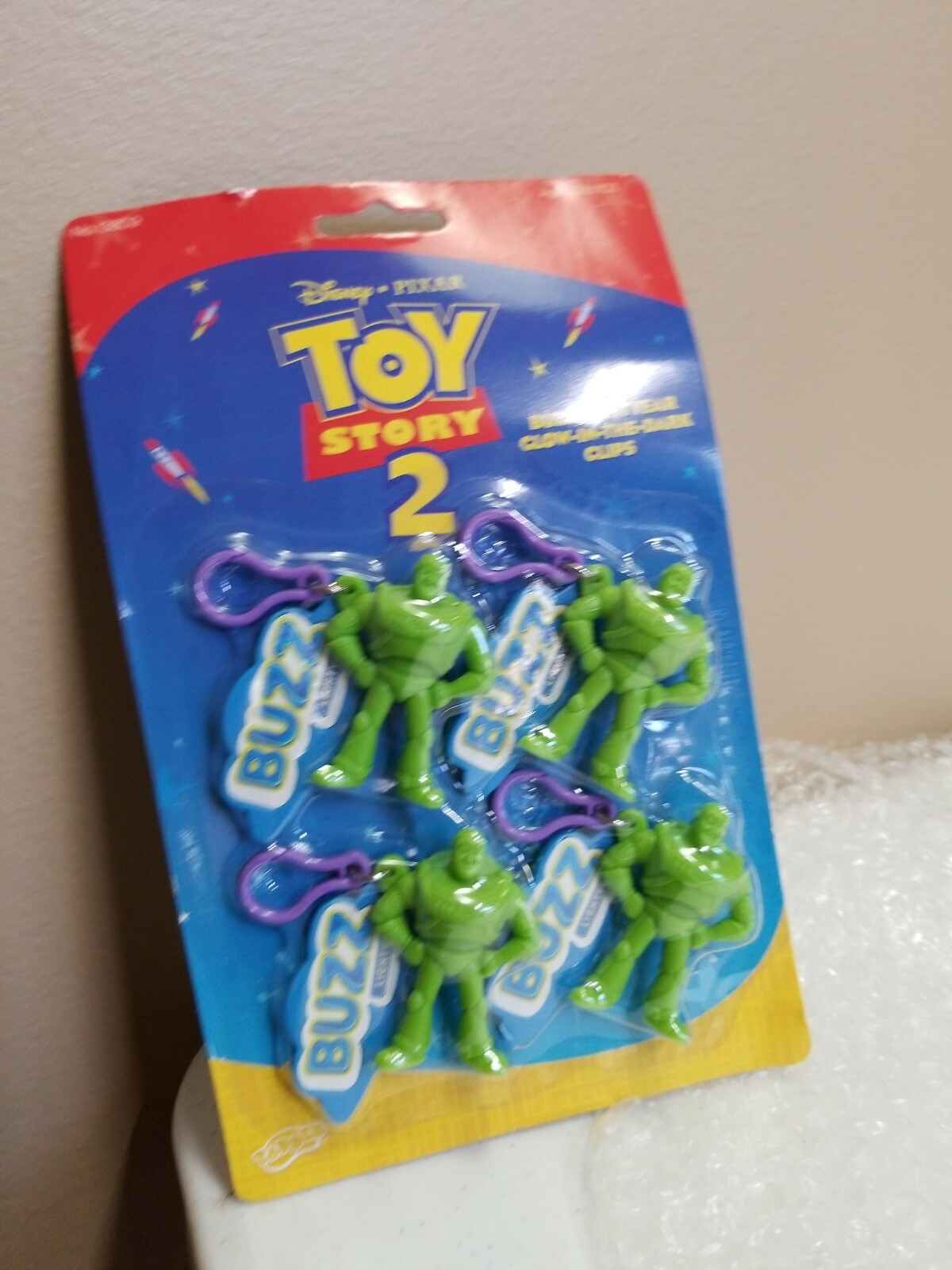 Disney Pixar's Toy Story 2 clip in dark buzz lightyear Key Chain - | eBay