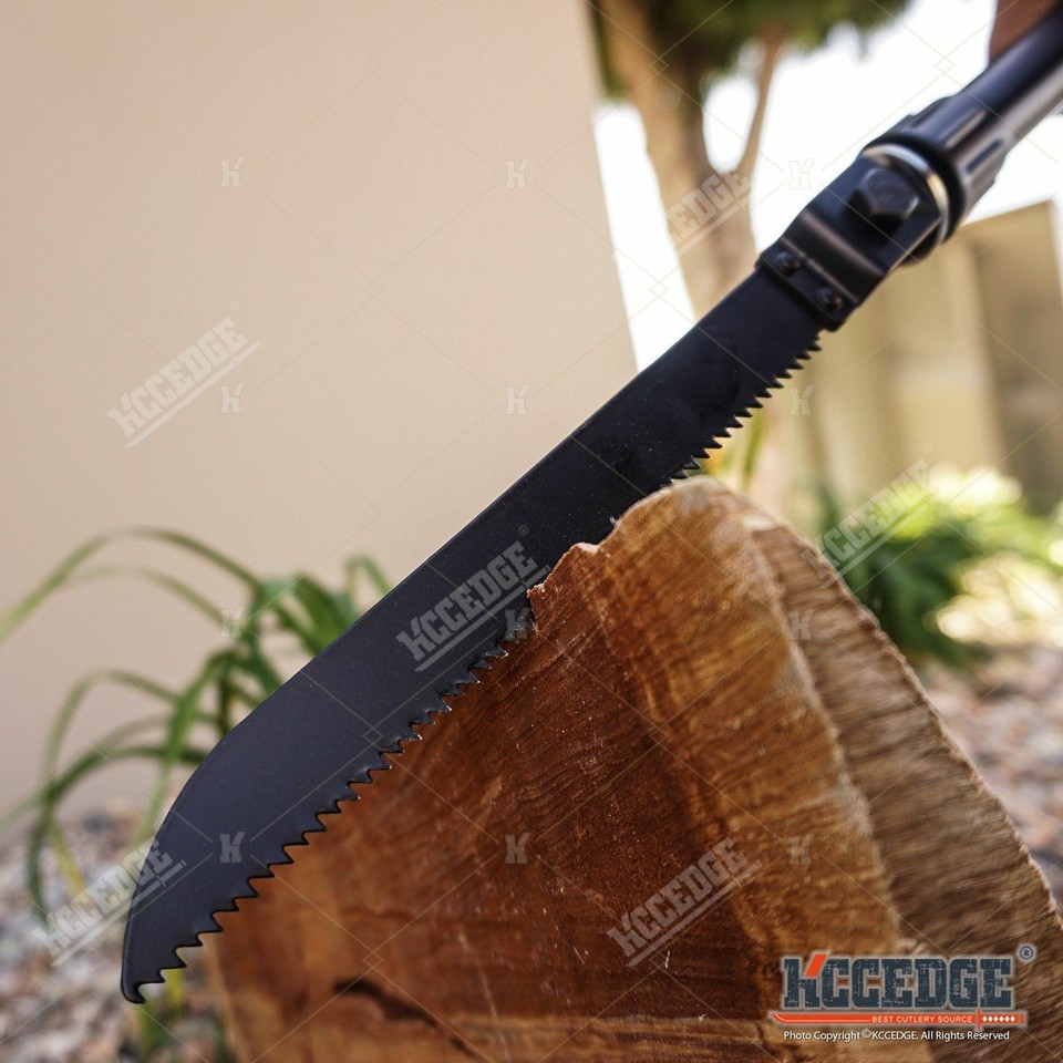 5 IN 1 MULTI PURPOSE SURVIVAL & RESCUE TOOL KIT - SHOVEL SAW SPEAR AXE ...