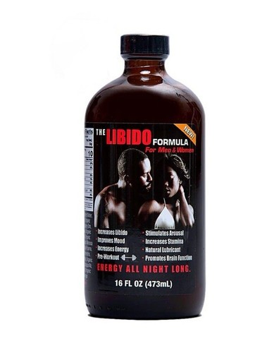 Organic LIBIDO Liquid Formula For Unisex By Natural Herbal Lab, 16oz or ...