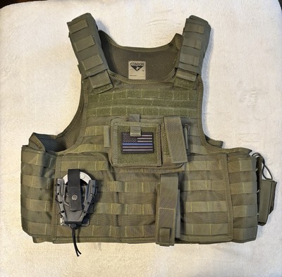 Condor Tactical Plate Carrier with MOLLE Webbing | eBay