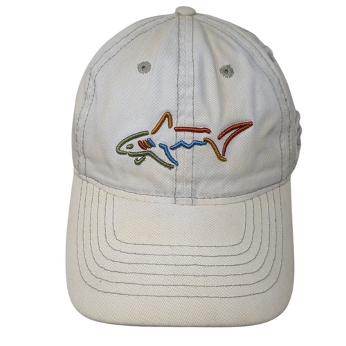 Greg Norman Strapback Baseball Cap Beige One Size Adjustable ...