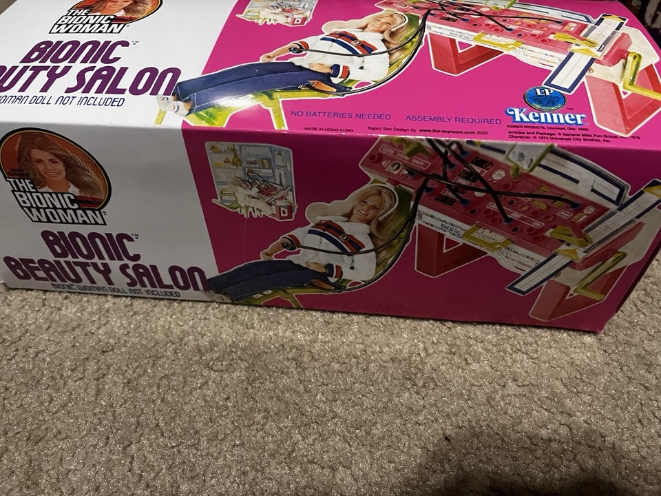Bionic Woman Beauty Salon Set Kenner 1976 With Repro Box | eBay