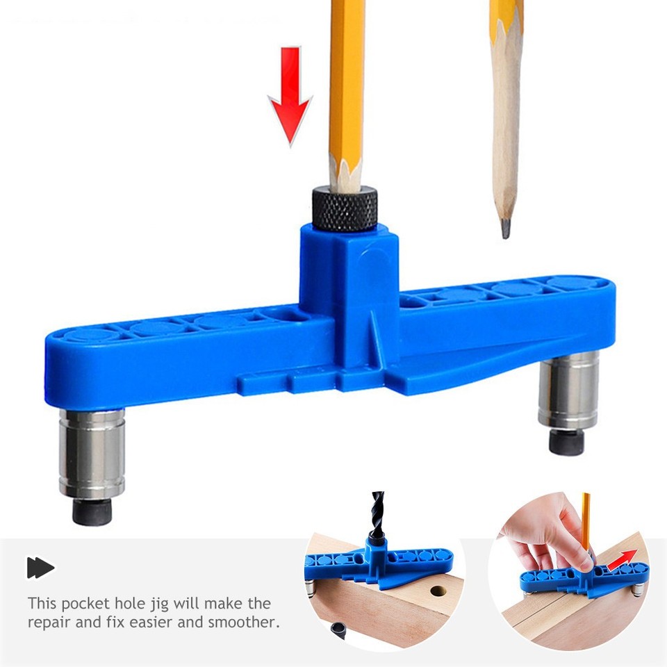 5 Pieces Hole Punch Tool Doweling Jig Dowelling Jigs Woodworking Pocket ...