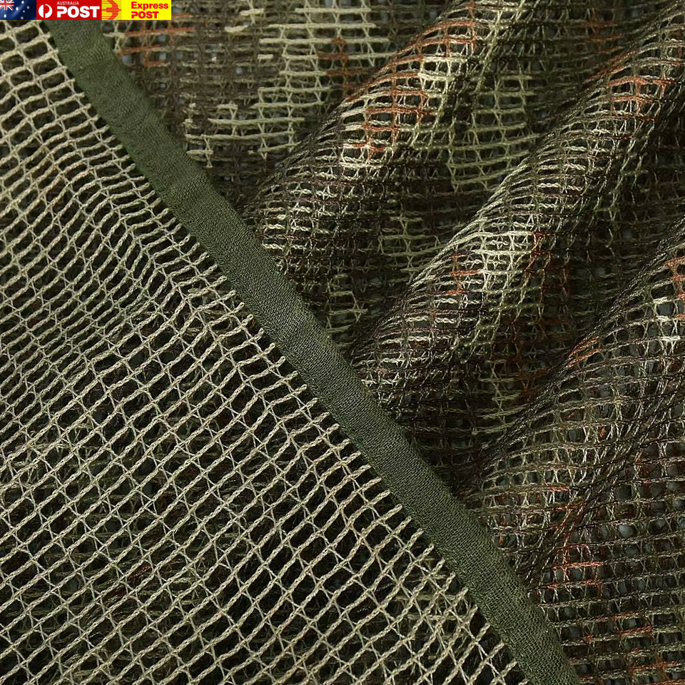 Camouflage Netting Tactical Mesh Camo Breathbale Scarf Sniper Face Veil ...