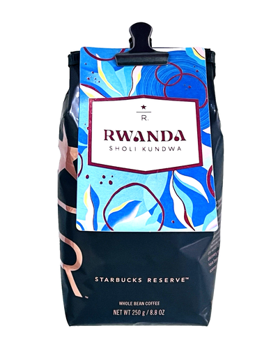 Starbucks Reserve RWANDA SHOLI KUNDWA 8.8oz 250g Whole Bean Coffee Bag ...