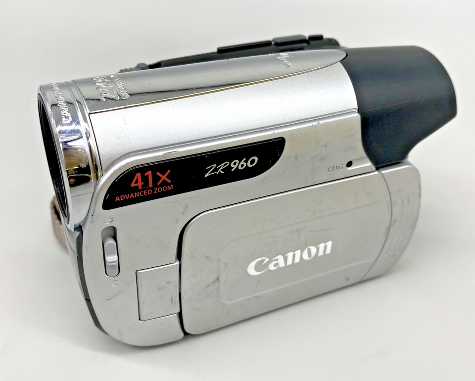 Canon ZR960 Mini DV Camcorder 41x Advanced Zoom/2000x Digital Zoom ...