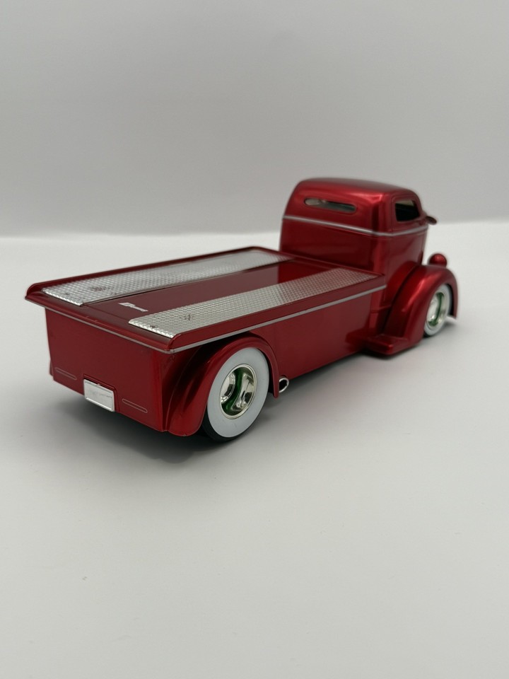 Jada 1947 Ford COE Sliding Bed Flat Car Transport Blue 1:24 Diecast ...