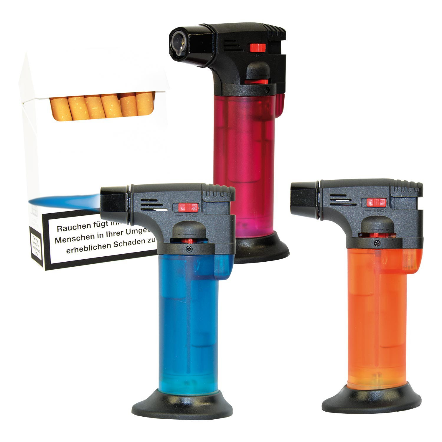 XL Turbo Gas Brenner Feuerzeug Shisha Lighter Marken