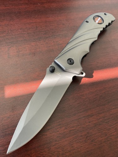 8.5" Harley Davidson claw Heavy Duty Spring Assisted EDC Pocket Knife ...