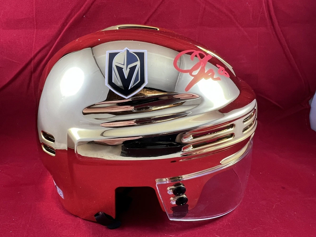 stable quality Vegas Golden Knights Signed Autographed Mini Helmet w ...