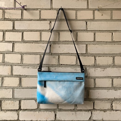 Freitag F553 LOU Shoulder Bag Messenger Bag blue Recycle 12.80x9.06x1 ...