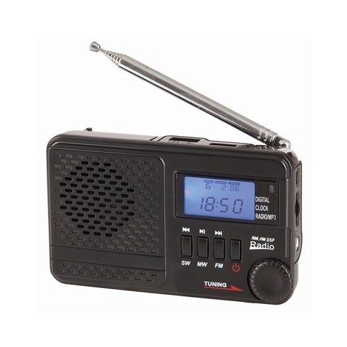 Digitech AM FM SW Rechargeable Radio with MP3 Player | eBay