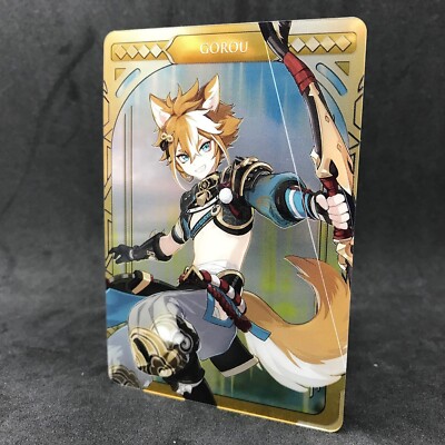 Genshin Impact GOROU 2-16 Japanese Collectable Metal Card Collection ...