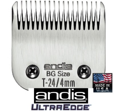 ANDIS ULTRAEDGE Barber Hair Stylist T-24 BLADE Fit BG,Excel,Supra,BGR ...