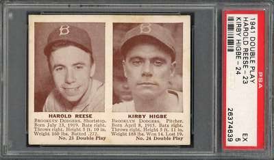 1941 Double Play 23.24 Harold Reese 23 Kirby Higbe 24 PSA 5 | eBay