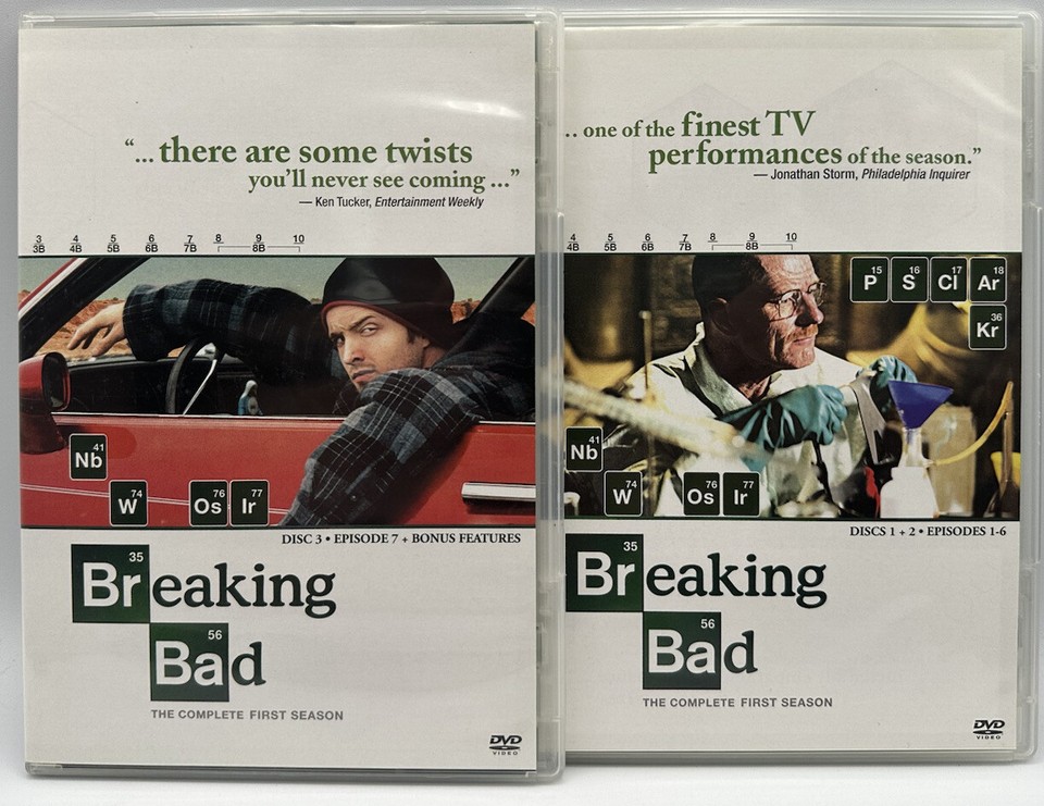 Breaking Bad DVD The Complete First Season 2009 (Great Condition) | eBay