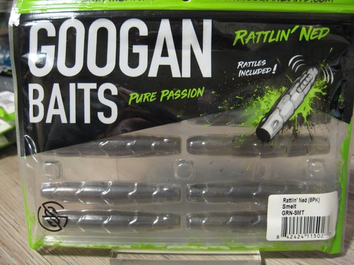 Googan Soft Baits - 2.75" Rattlin' Ned - Choose Colors - 8 Baits Per ...