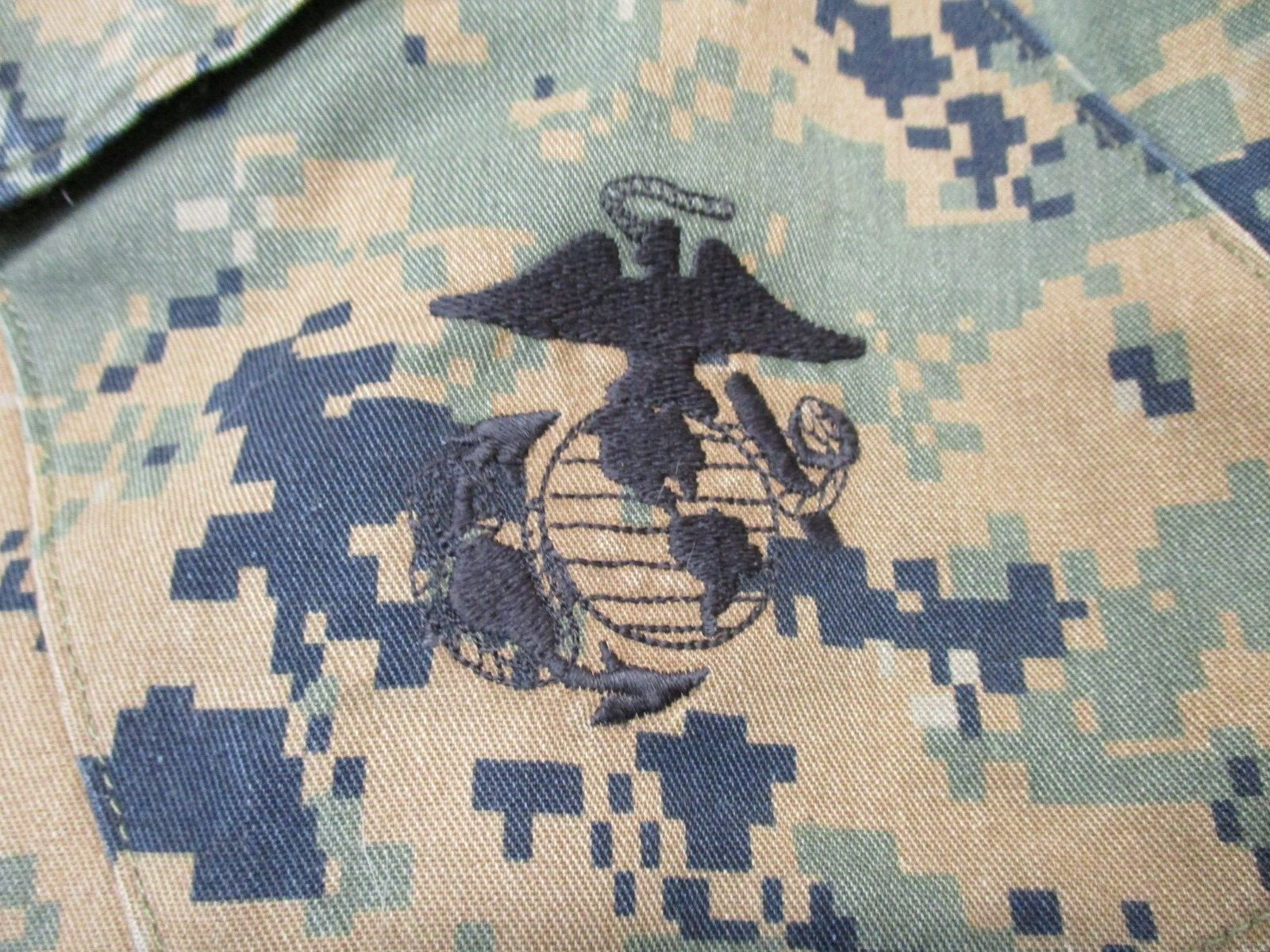 USMC WOODLAND MARPAT UNIFORM TOP UTILITIY CAMMIES SHI… - Gem
