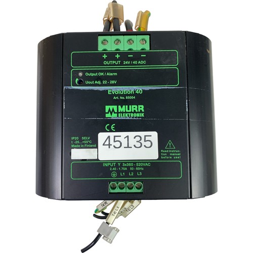 MURR ELEKTRONIK Evolution 40 85004 Switching Power Supply 08019-1.05-1. ...