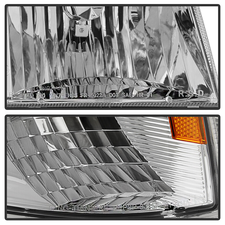 [4PC] 1993-1997 Ford Ranger Headlights Corner Signal Light Headlamps ...