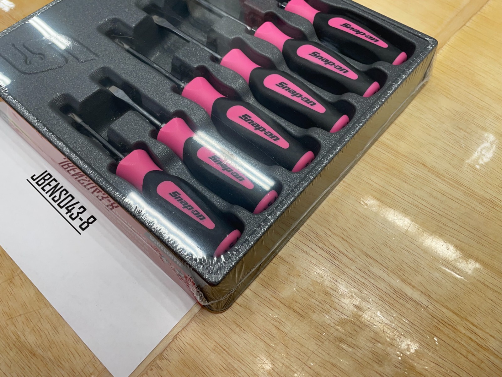 Snap-on Tools USA NEW 6pc PINK Soft Grip Combination Screwdriver Set ...
