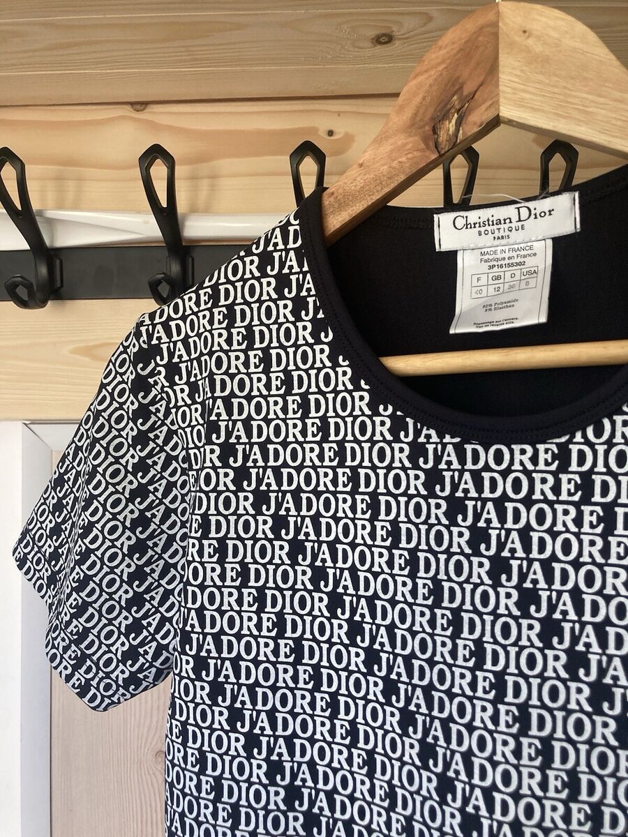 Dior T-shirt J'adore Vintage Monogram John Galliano Tank top Dior T-shirt J'adore Vintage Monogram John Galliano Tank top