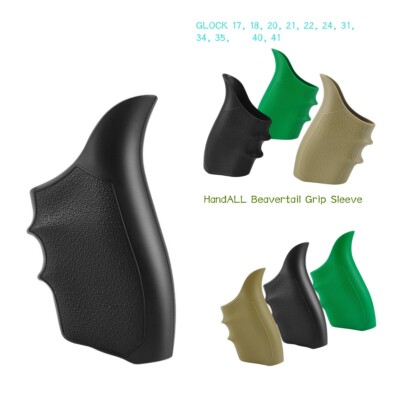 Beavertail Rubber Grip Sleeve for Glock G17 18 20 22 G19 23 32 38 GEN 1 ...