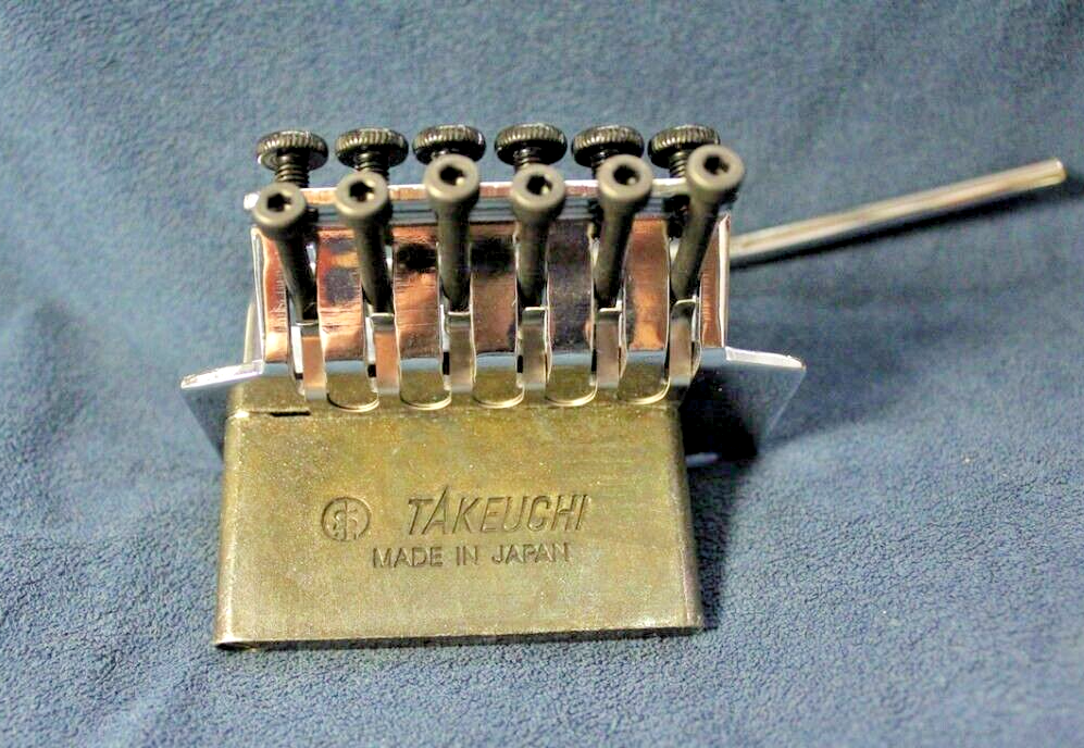 Unused Lefty Jackson TRS-101 Takeuchi Locking Tremolo Bridge Chrome ...